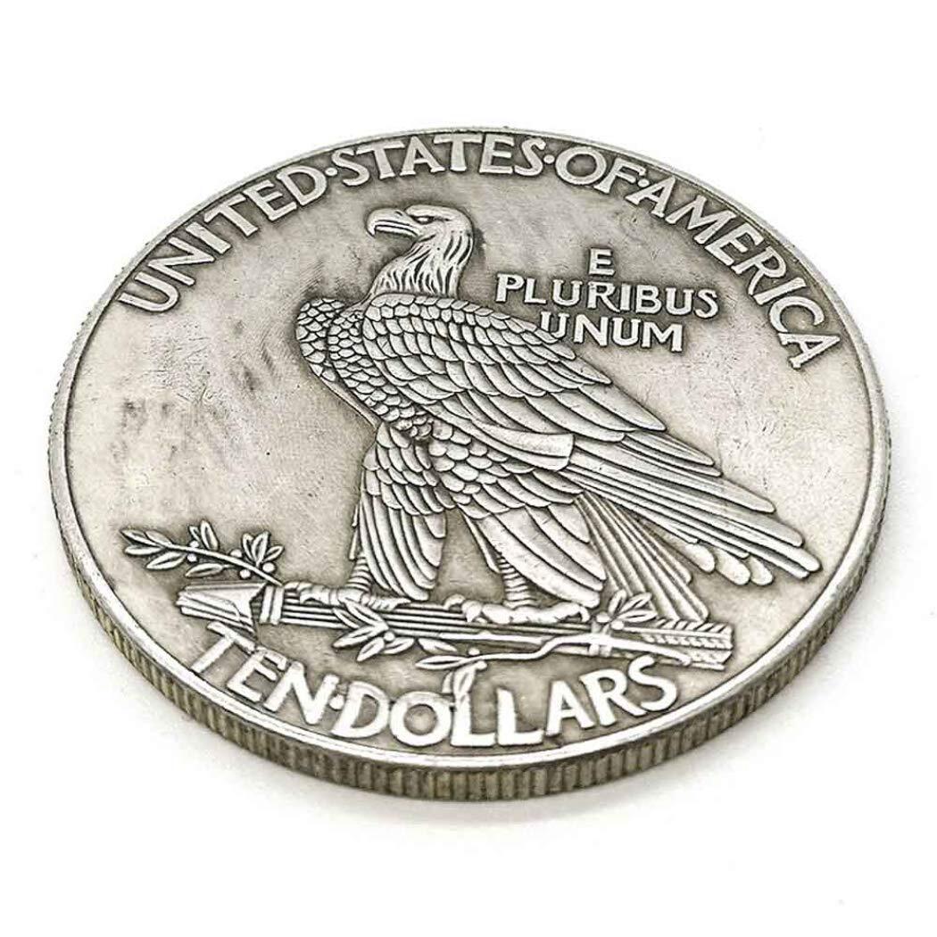 Antique Indian Head Ten Dollar Coin Great Old American Commemorative ...