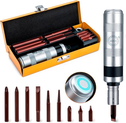 3/8" Hand Manual Reversible Impact Driver Set Extractor Impact ...