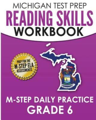 Michigan Test Prep Reading Skills Workbook M-Step Daily Practice Grade ...