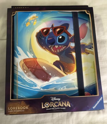 Disney Lorcana Card Portfolio Binder Stitch | eBay