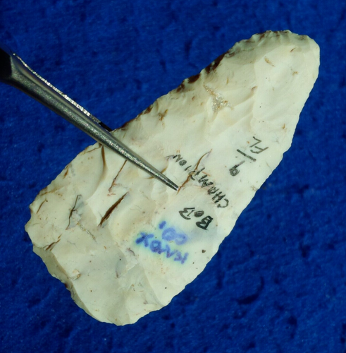 THIN 3-1/2" NORTH BLADE OHIO ARROWHEAD Authentic Indian Artifact CACHE ...