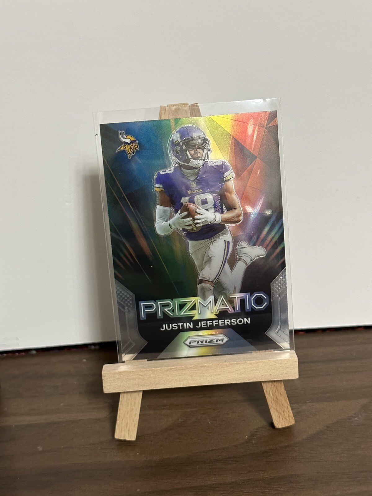2023 Panini Prizm Justin Jefferson PRISMATIC INSERT CARD #16 Minnesota ...