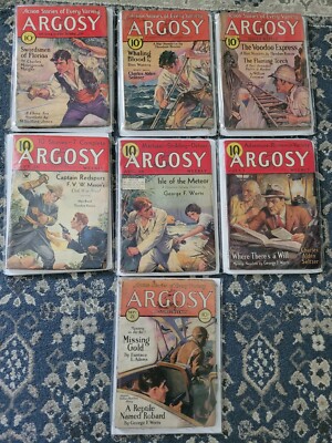 Argosy Pulp Magazine Lot 1920's and 30's | eBay