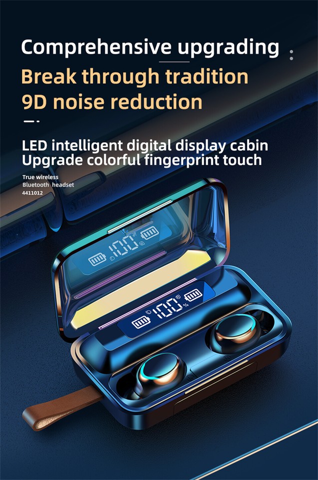 Wireless Bluetooth Earbuds for iphone Samsung Android IPX7 Waterproof ...