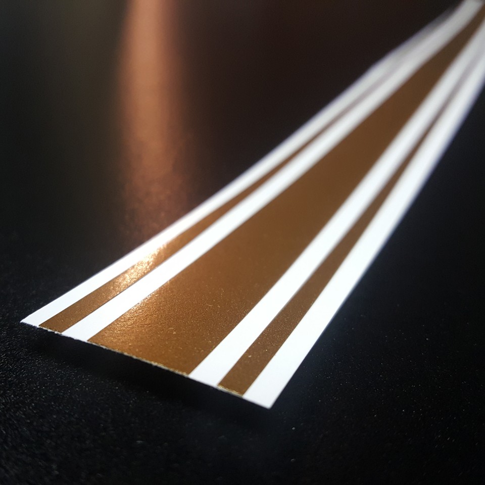 2" x 72" Vinyl Racing Stripe Pinstripe Decals Stickers *18 COLORS ...