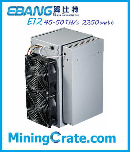 Ebang Ebit E12 45Th Bitcoin ASIC Miner w/PSU Fast USA Ship - antminer S17 M20s | eBay