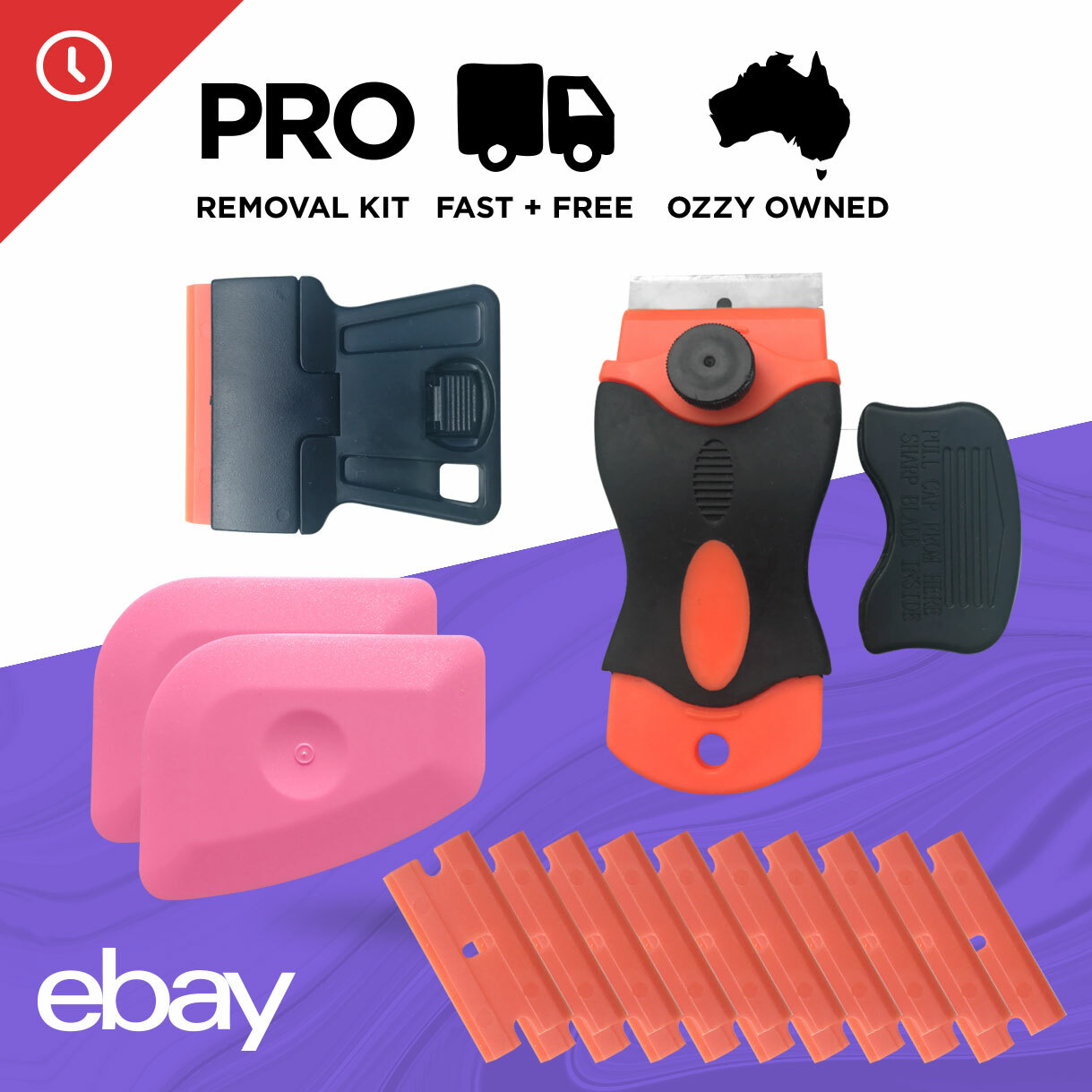 Pro Car Wrapping Decal Removal Tools Remove Pinstripes Sticker Remover ...