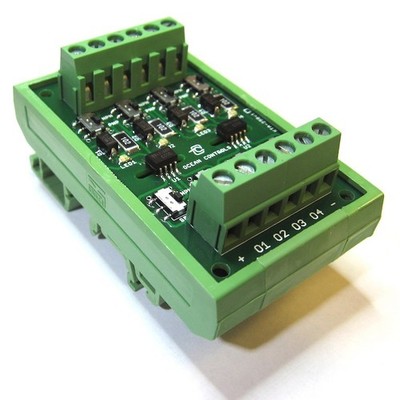 [ Ocean Controls KTD-258 ] 4 Channel Opto-Isolator on DIN-rail Mount | eBay