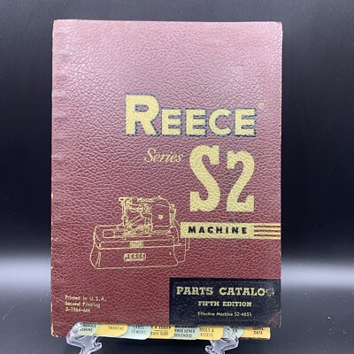 1964 Reece Series S2 Sewing Machine Parts Catalog | eBay