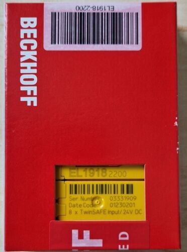 One New Beckhoff EL1918-2200 EL1918 2200 PLC Module Expedited Shipping ...