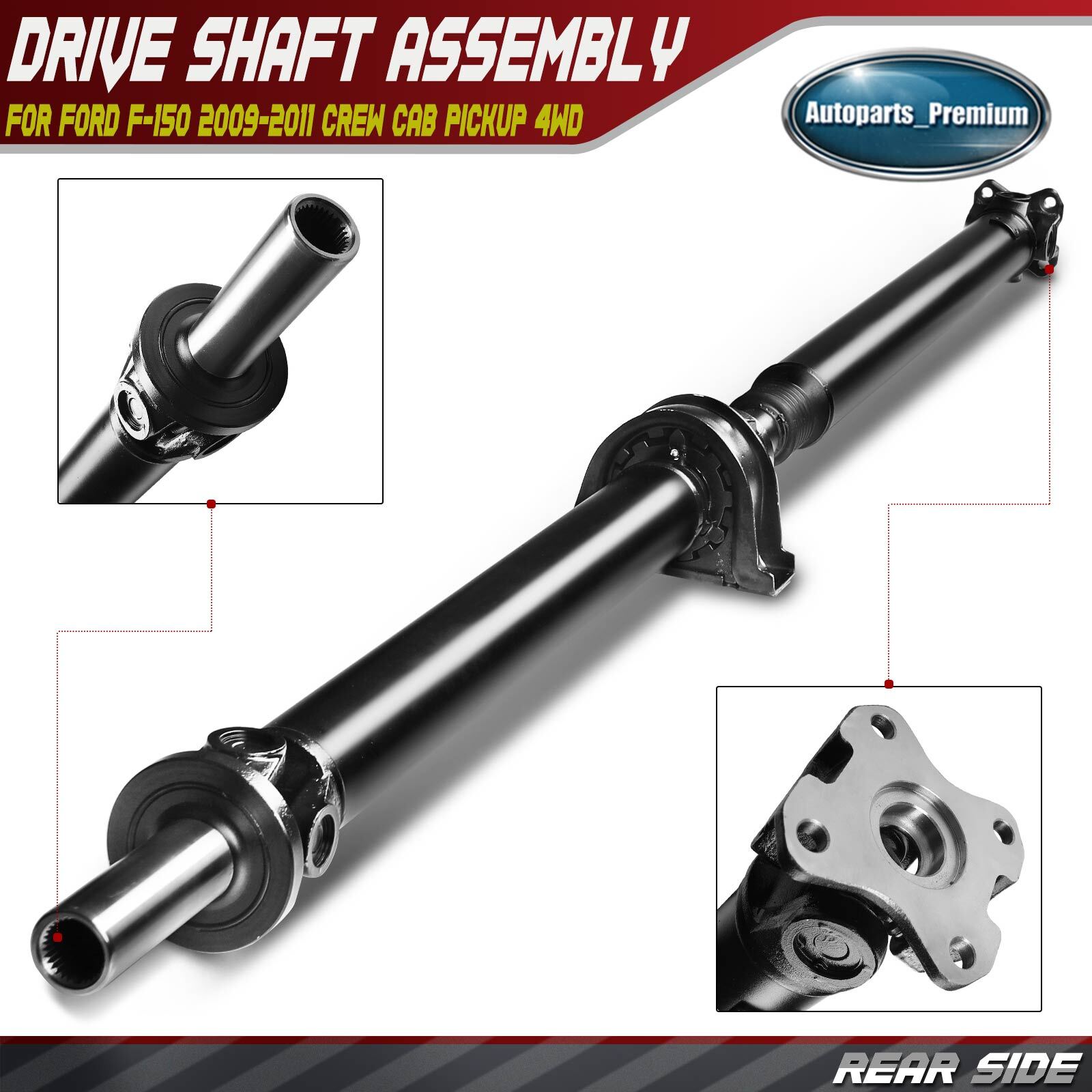 New Rear Side Driveshaft Prop Shaft Assembly for Ford F-150 2009 2010 ...
