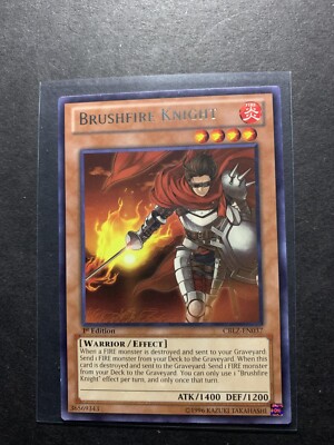 Yugioh - Brushfire Knight (Rare) (1st Edition) - CBLZ-EN037 (P) | eBay