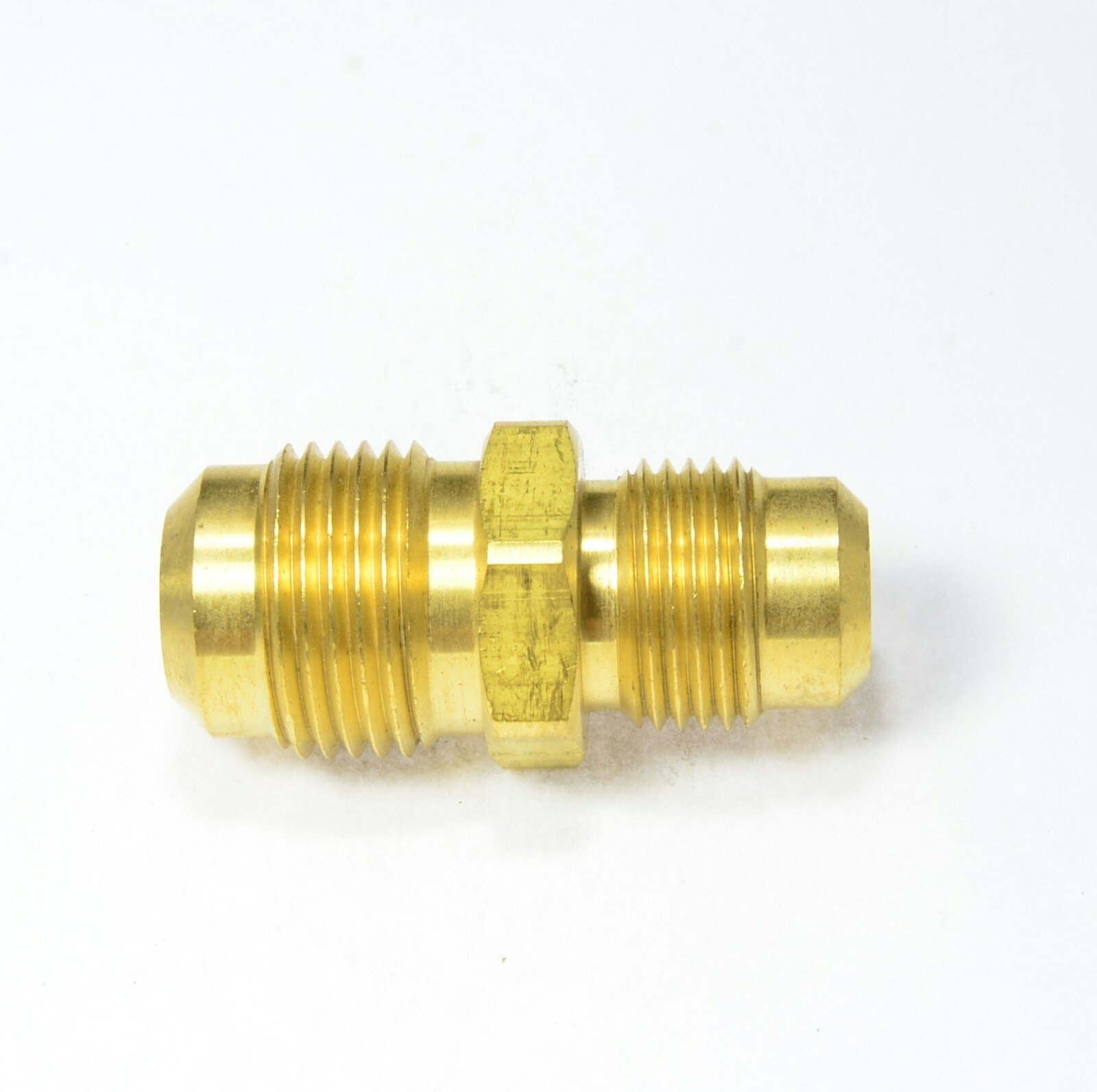 Gas Flare Male Union Reducer 5/8 to 1/2 Sae 45 Brass Fitting Propane ...