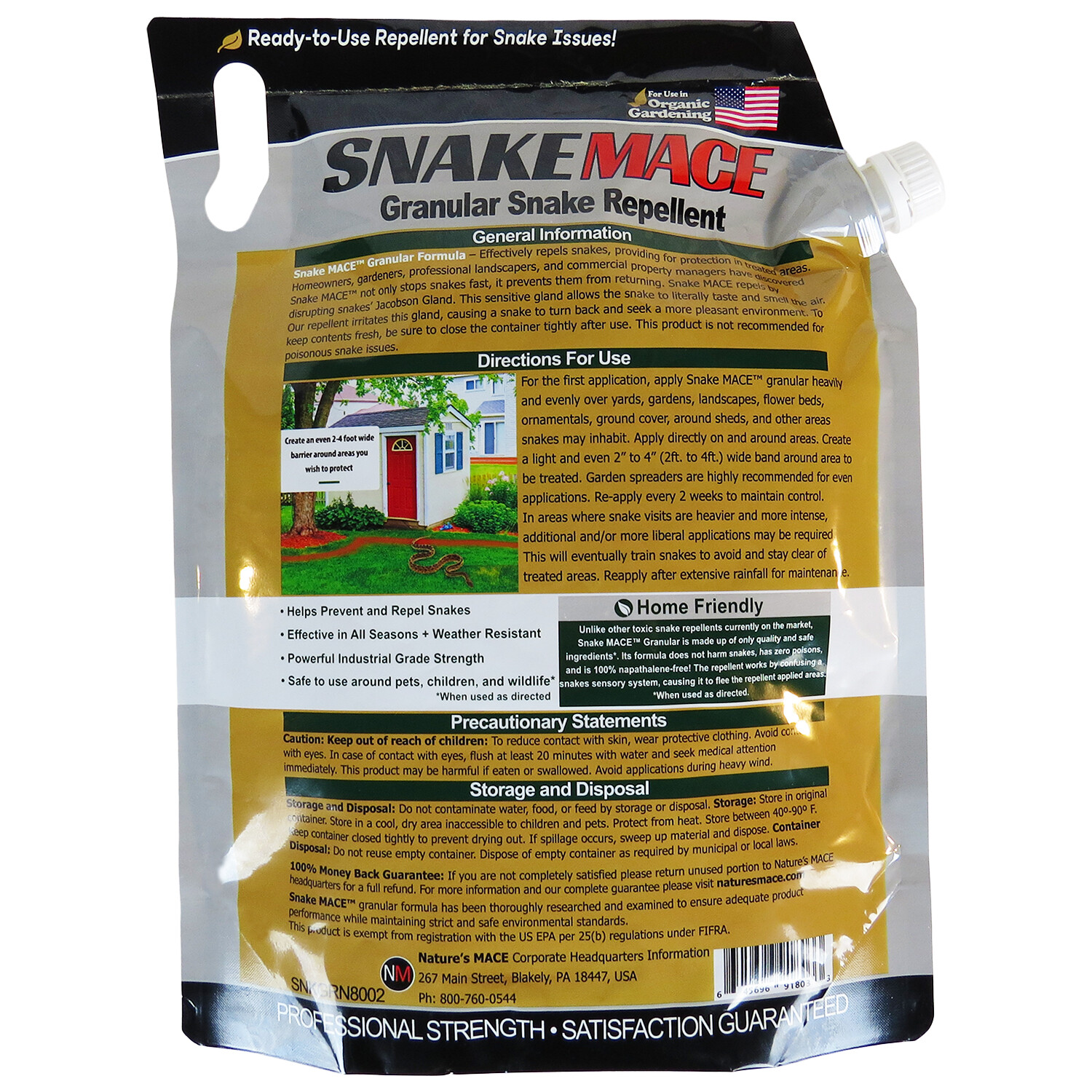 Nature's MACE Granular Snake MACE – Home & Garden Granular Snake ...