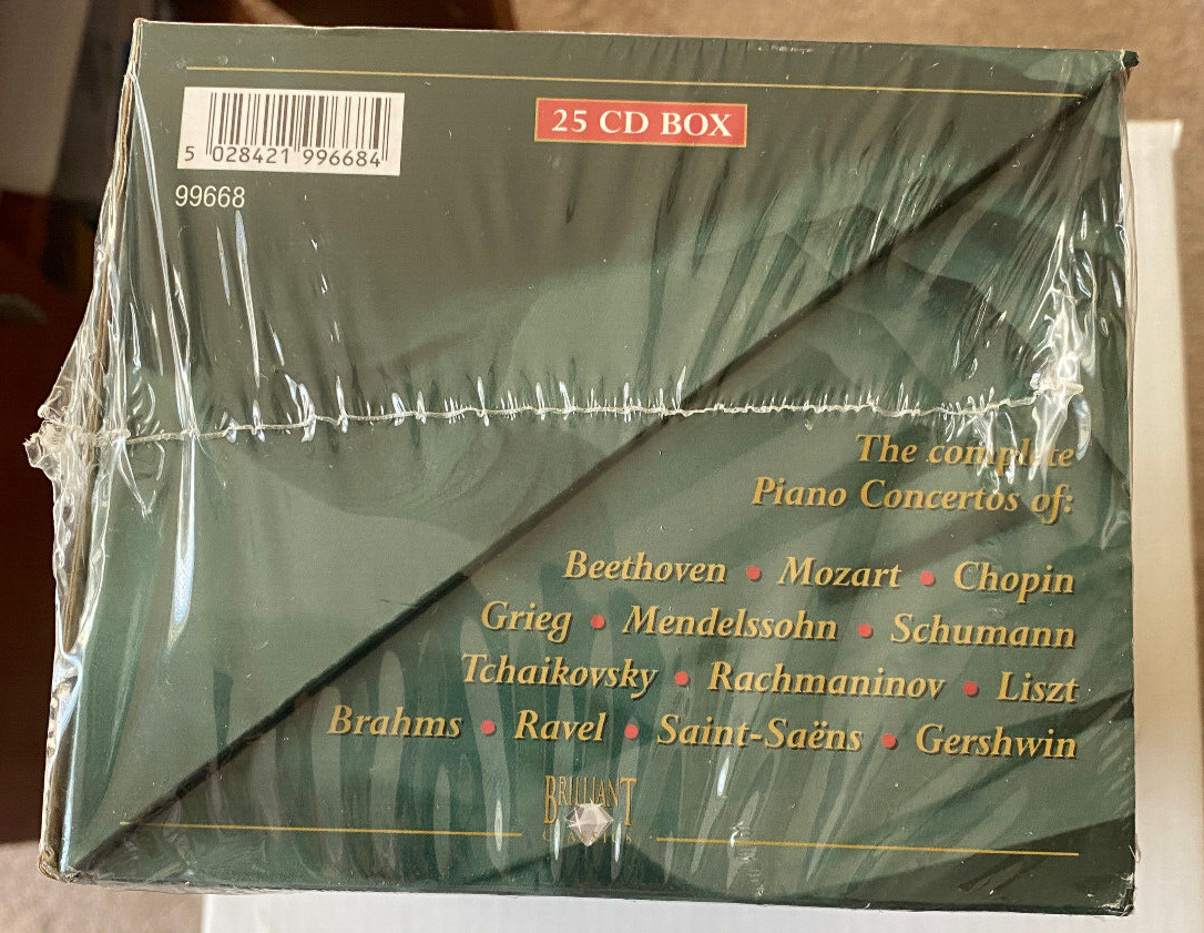 THE PIANO CONCERTO COLLECTION 25 CD BOX SET | eBay