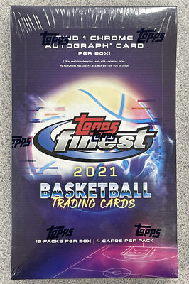 2021/22 Topps Finest NBA Basketball Hobby Box | eBay