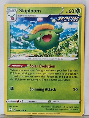 Skiploom 003/203 - Evolving Skies - Uncommon - Pokemon Card TCG | eBay