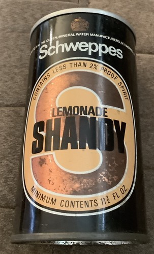 Schweppes Lemonade Shandy Beer Can 11.5 Oz Straight STEEL Schweppes Ltd ...
