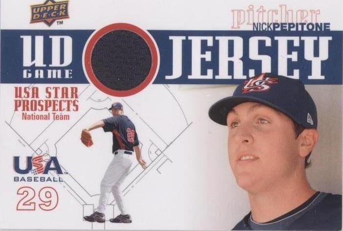 2009 Upper Deck Signature Stars - USA Star Prospects Nick Pepitone #GJU ...