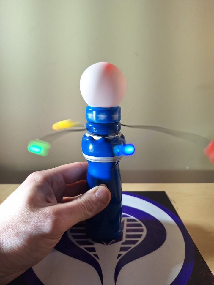 WINDY CITY NOVELTIES LED LIGHT UP GALAXY SPINNER WITH LIGHTS | eBay