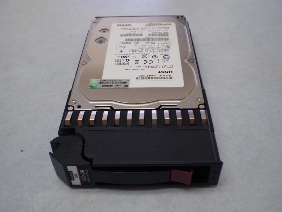 HP 600GB SAS HD 15.000 RPM, 3.5-inch Large Form Factor (LFF) AP860A ...