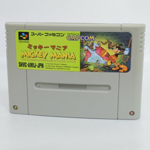 Super Famicom MICKEY MANIA Disney Cartridge Only Nintendo sfc | eBay
