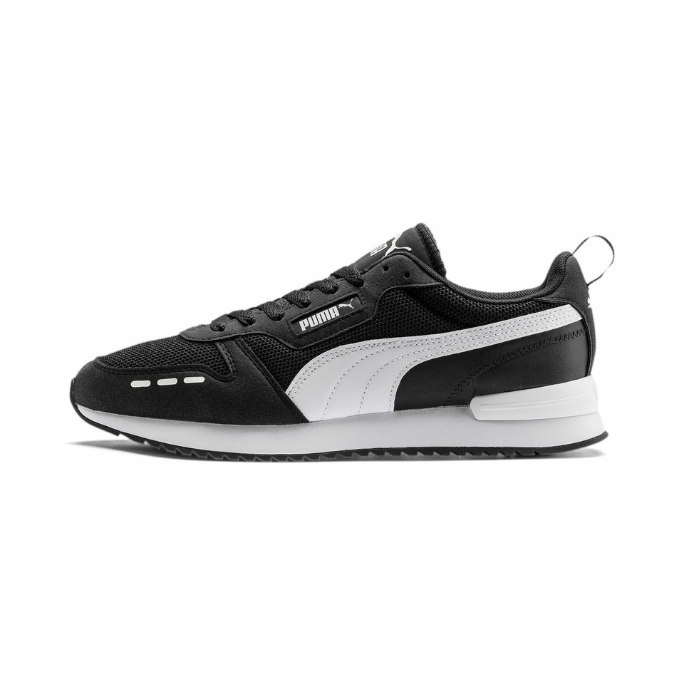 Puma R78 Unisex Trainers Low Top Trainers 373117 Black | eBay