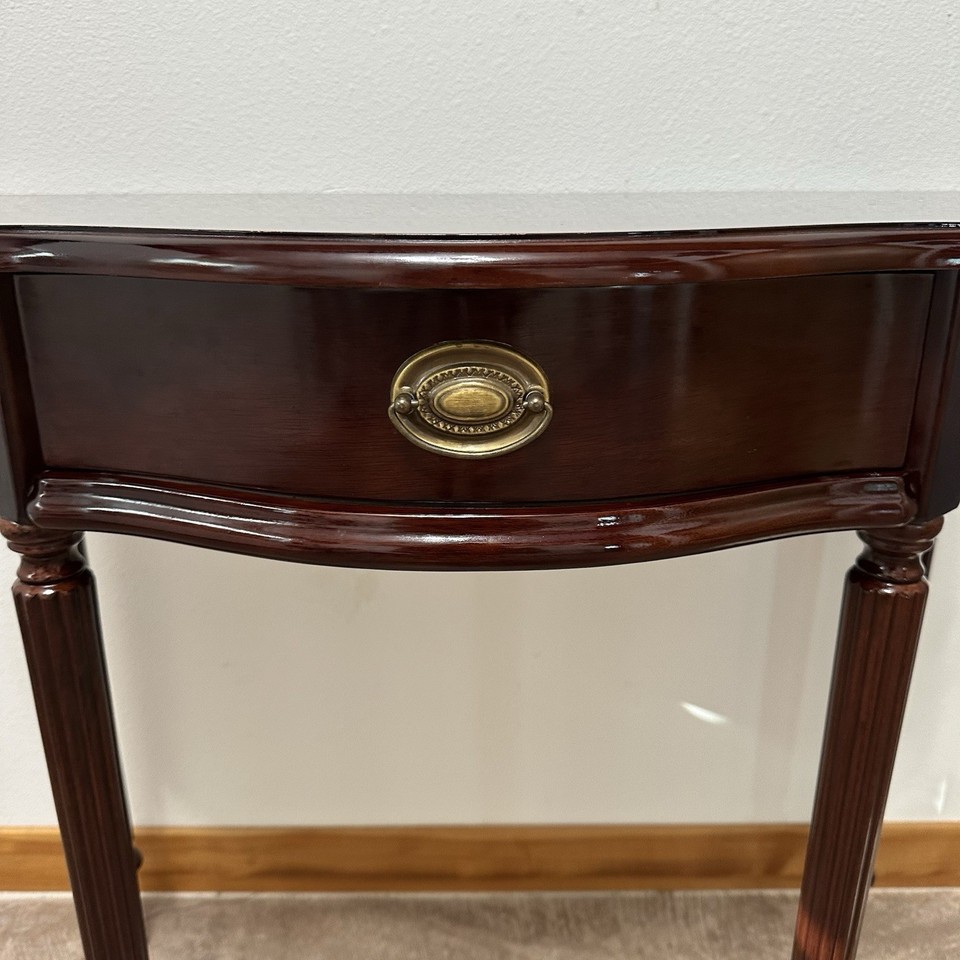 Vintage Bombay Company Federal Style Solid Wood Single Drawer Console ...