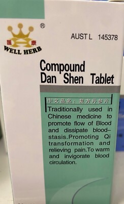 Compound Dan Shen Tablet Fu Fang Dan Shen Pian | eBay