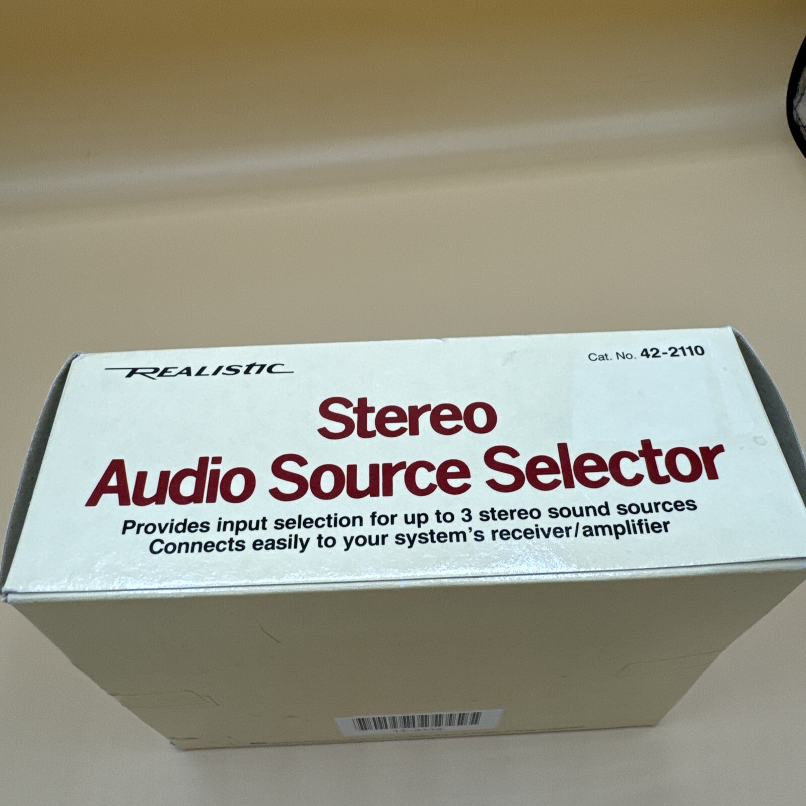 Realistic 42-2110 Stereo Audio Selector 3 in 1 out for sale online | eBay