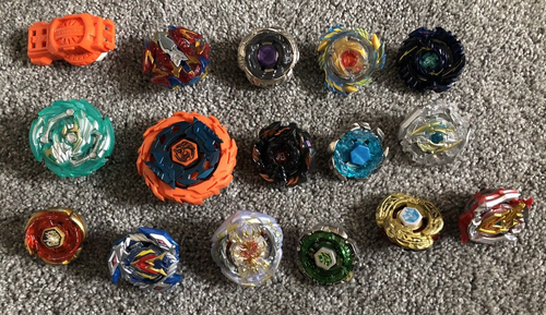 Complete Beyblades Mixed Lot Of 15 W/ 1 Launcher Beywheelz Regulus ...