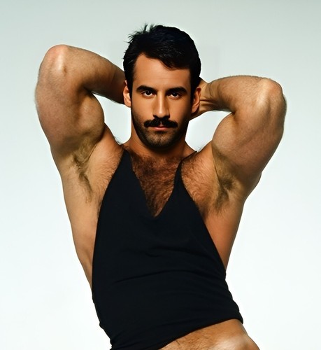 VINTAGE MALE PORTRAIT #0324-239 -steve kelso 1982 -free shipping in usa ...