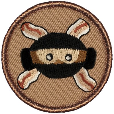 Cool Boy Scout Patches -M32- The Monkey Bacon Ninja Patrol Patch ...