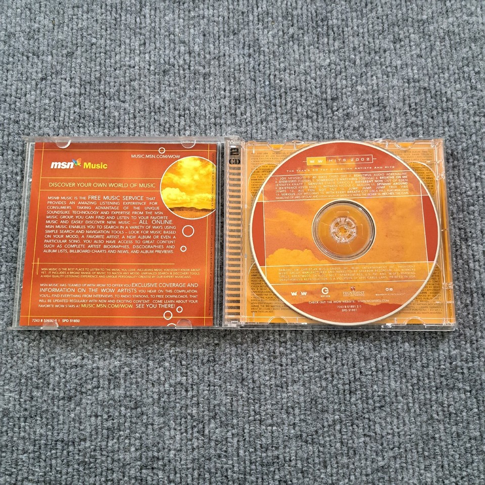 Wow Hits 2002 By Various Artists CD Oct 2001 2 Discs 724385185021 | eBay