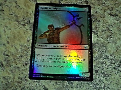 1x Foil - Ruthless Sniper - Magic the Gathering MTG Amonkhet | eBay