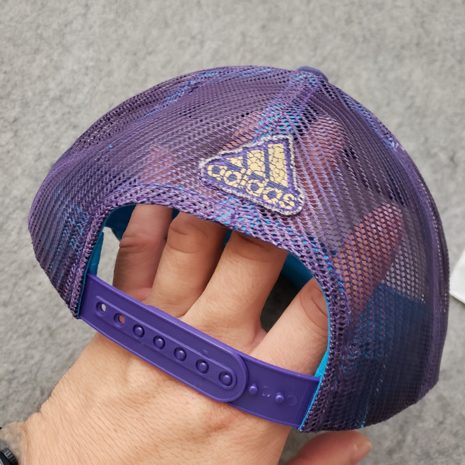 NEW Charlotte Hornets Hat Cap Snap Back Purple Blue Adidas NBA ...