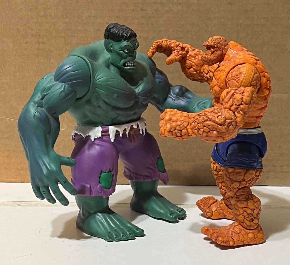 1995 Marvel The Thing on Sky Cycle and The Thing vs Hulk | eBay