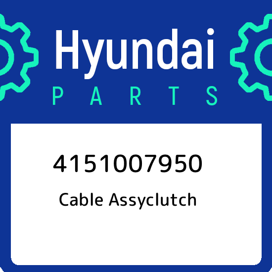 4151007950 Hyundai Cable assyclutch 4151007950, New Genuine OEM Part | eBay