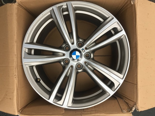Genuine BMW F30 F31 F32 F33 19" Inch Style 442m Ferric Grey Alloy Wheel ...
