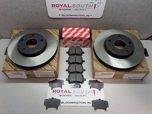 Toyota Avalon Camry Solara Front Brake Pads & Rotors Set Genuine OEM OE ...