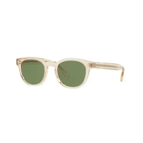 OLIVER PEOPLES | NEW | SHELDRAKE SUN | 5036S 158052 | 49 | BUFF | GREEN ...