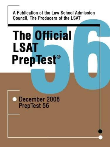 The Official PrepTest 56 - Paperback By Law School Admission Council ...