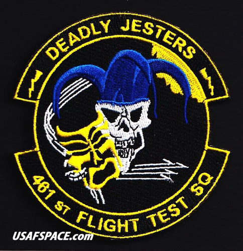 USAF 461ST FLIGHT TEST SQ - DEADLY JESTERS -Edwards AFB, CA- ORIGINAL ...