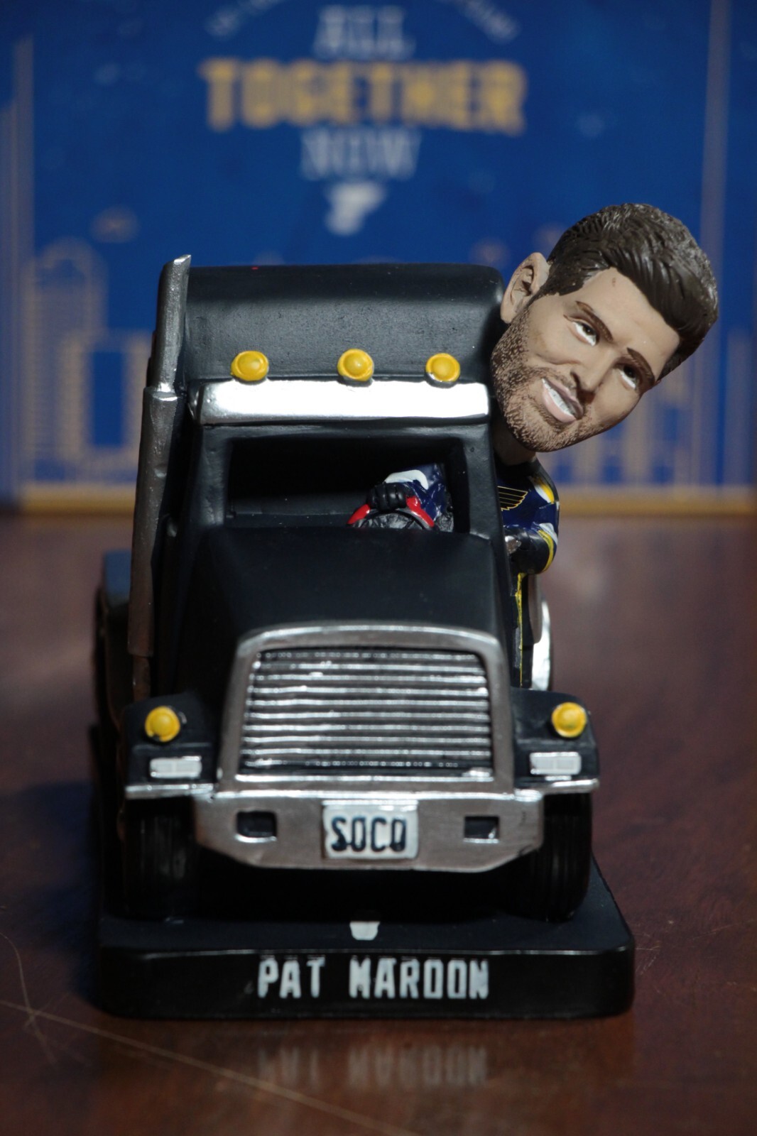 Pat Maroon St. Louis Blues Bobblehead NHL Hockey SGA Big Rig Pepsi 2018 ...