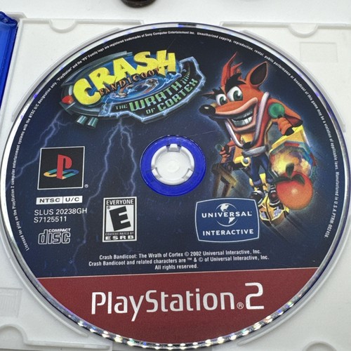 Crash Bandicoot: The Wrath of Cortex (Sony Playstation 2, PS2) Clean ...
