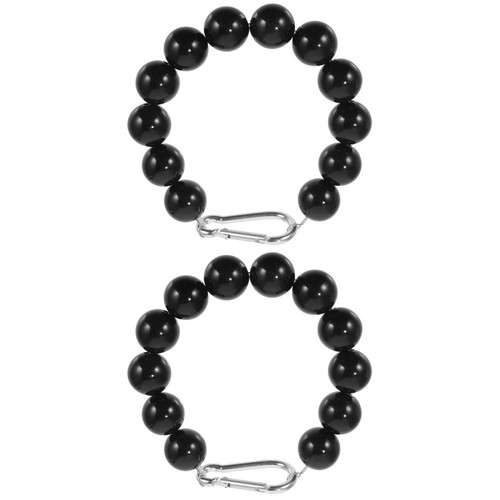 2 Count Flagpole Retainer Ring Bead Chain Fixing Rope Travel Rings ...