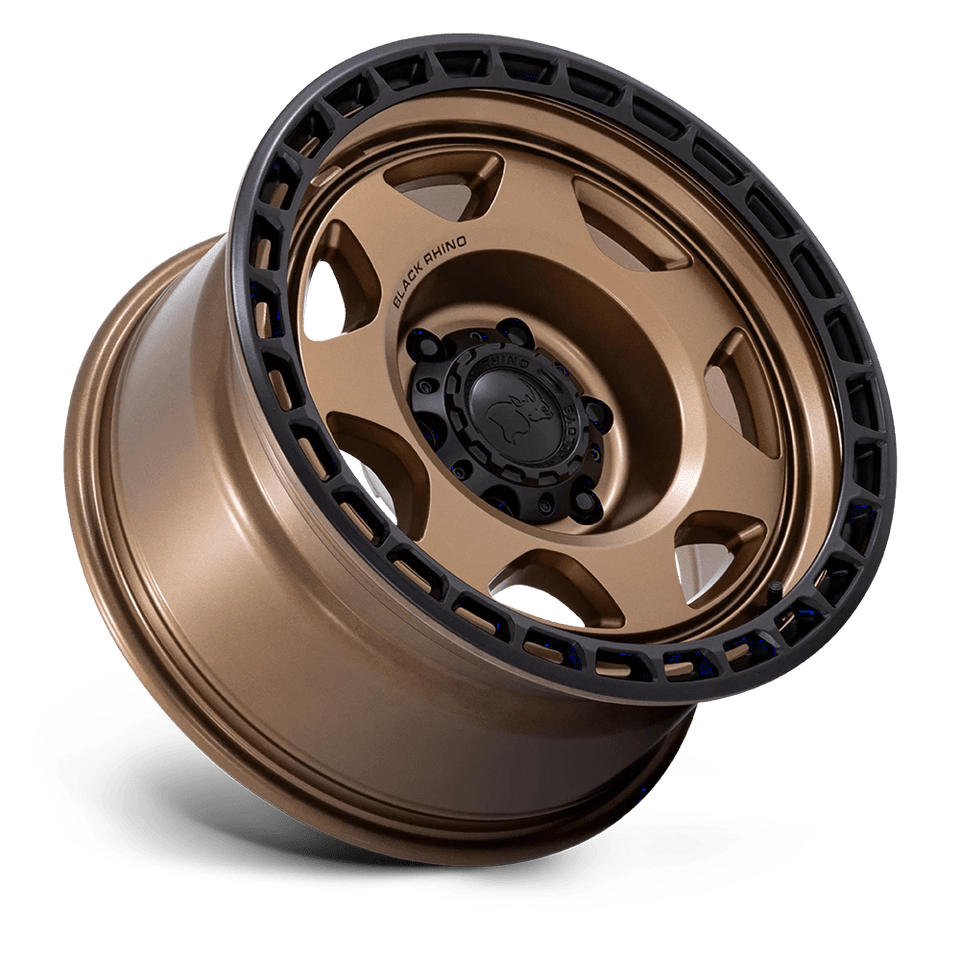 17x8.5 Black Rhino BR018 Voyager Matte Bronze Black Lip Wheel 6x5.5 ...
