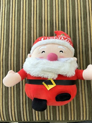 Soft toy Fat Father Christmas Santa (st3 | eBay Australia