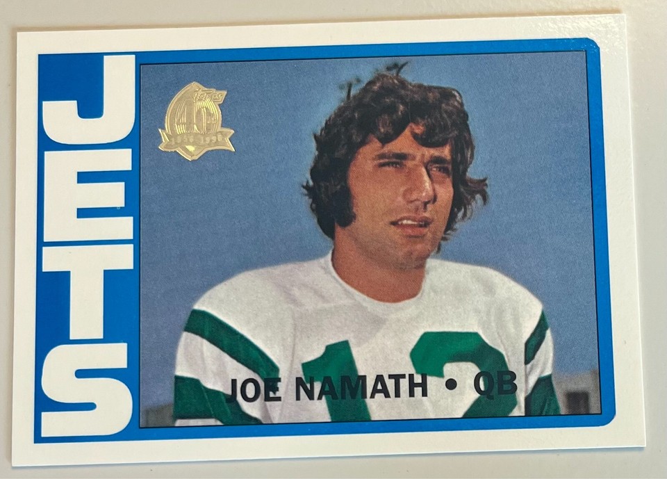 Joe Namath - Football Cards 🏈 - Choose Your Card! - New York Jets 🟢⚪️ ...