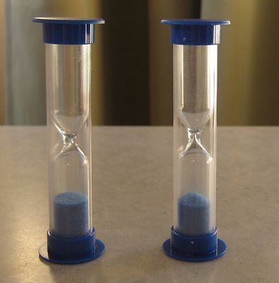 2x 2 minute Board / RPG Game Timer (Hourglass with Sand) | eBay